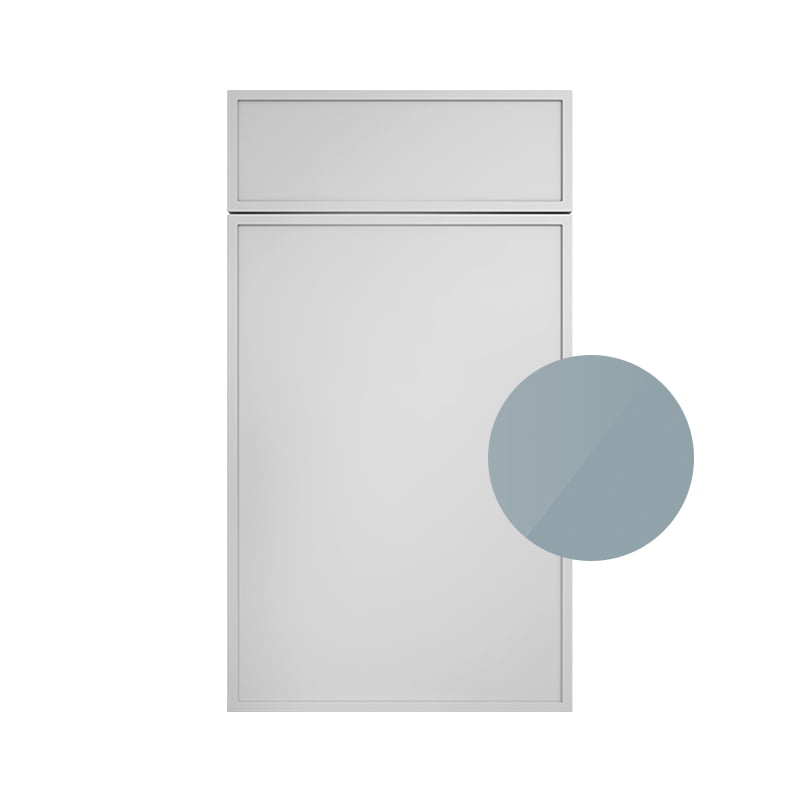 Vilo Denim Gloss Finish Kitchen Doors - Smart Kitchen Doors